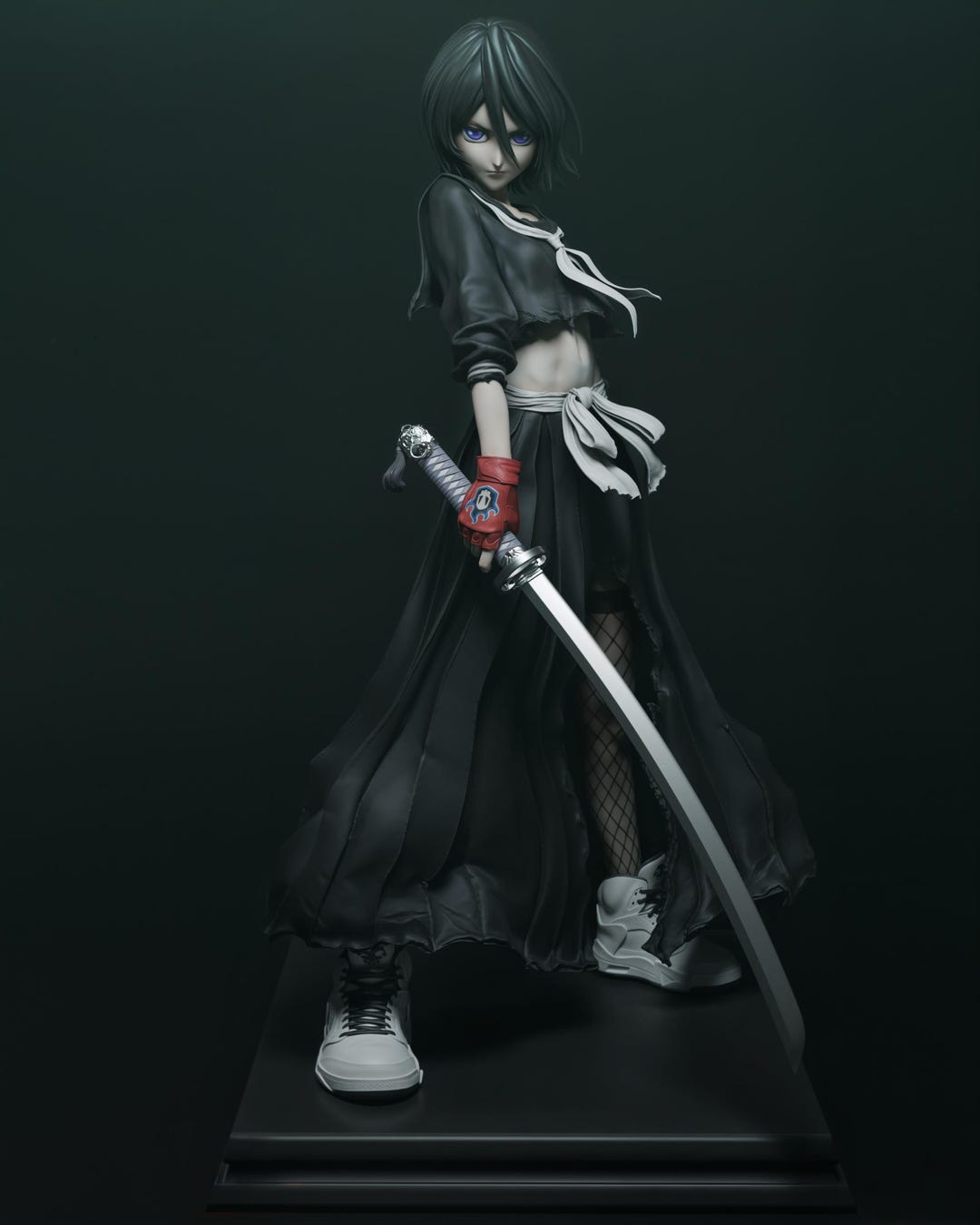 Rukia From Bleach - STL Model for Resin Printer Figure 3D Printing ...