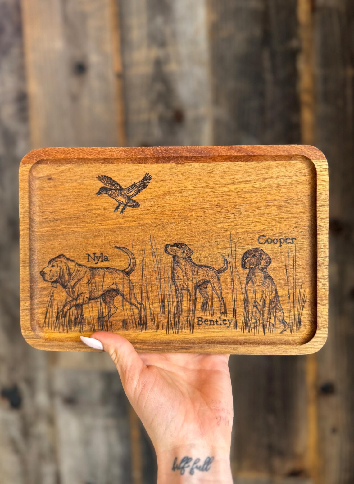 Hunting Tray (custom) - Etsy