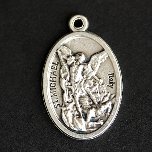 St Michael Charm - Etsy