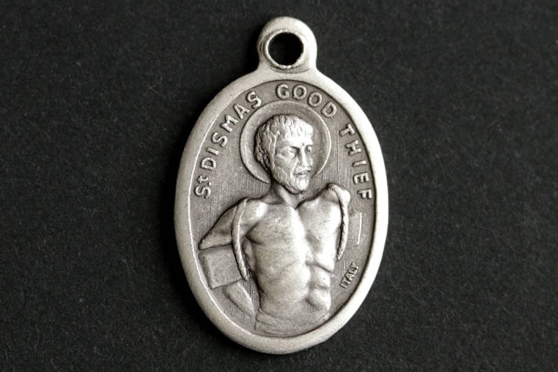 Saint Dismas Medal. Catholic Pendant. St Dismas Pendant. Saint Dismas ...