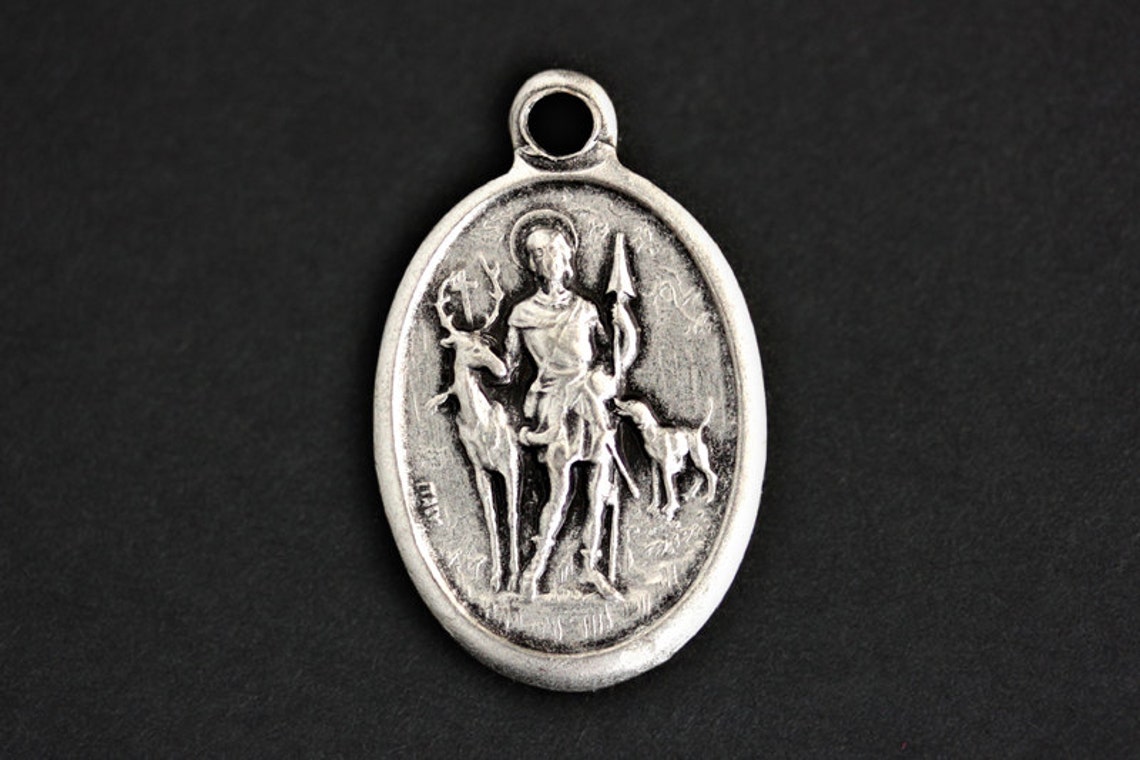 Saint Hubert Medal. Catholic Pendant. St Hubert Pendant. Saint | Etsy