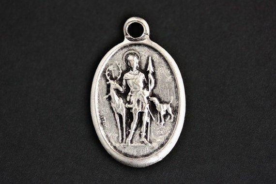 Saint Hubert Medal. Catholic Pendant. St Hubert Pendant. Saint | Etsy