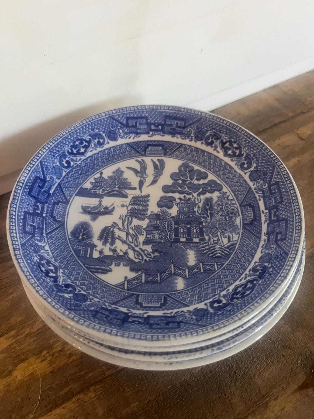 Vintage Ridgway Blue Willow Pattern Bowl ~ Dessert/side Bowl - Etsy