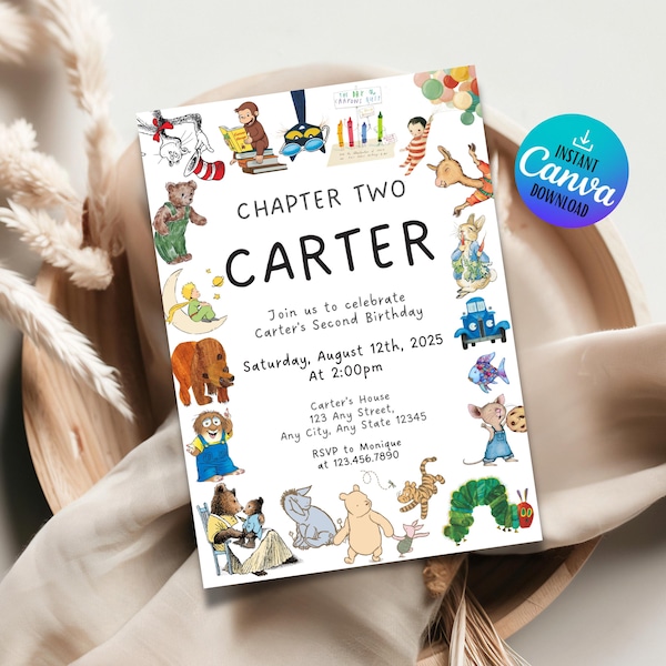 Book Theme Party for Kids - Etsy