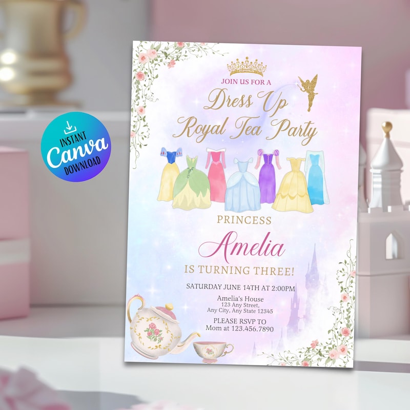 Princess Tea Party - Etsy