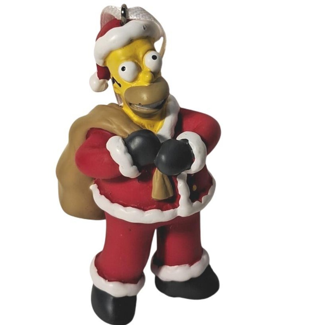 The Simpsons Homer Santa Claus 3" Christmas Ornament Matt Groening 2012 ...