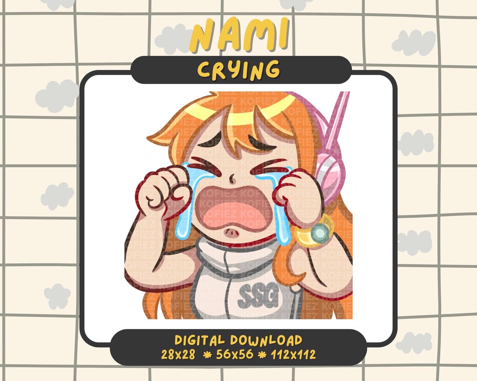 10 One Piece Nami Emotes | Emotes for Youtube/twitch/discord - Etsy