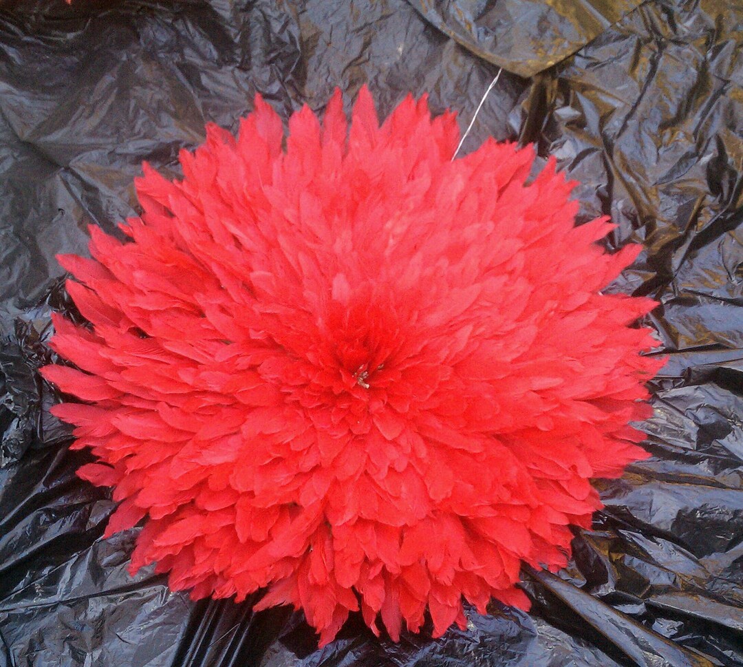 Bright Red Juju Hat - Etsy