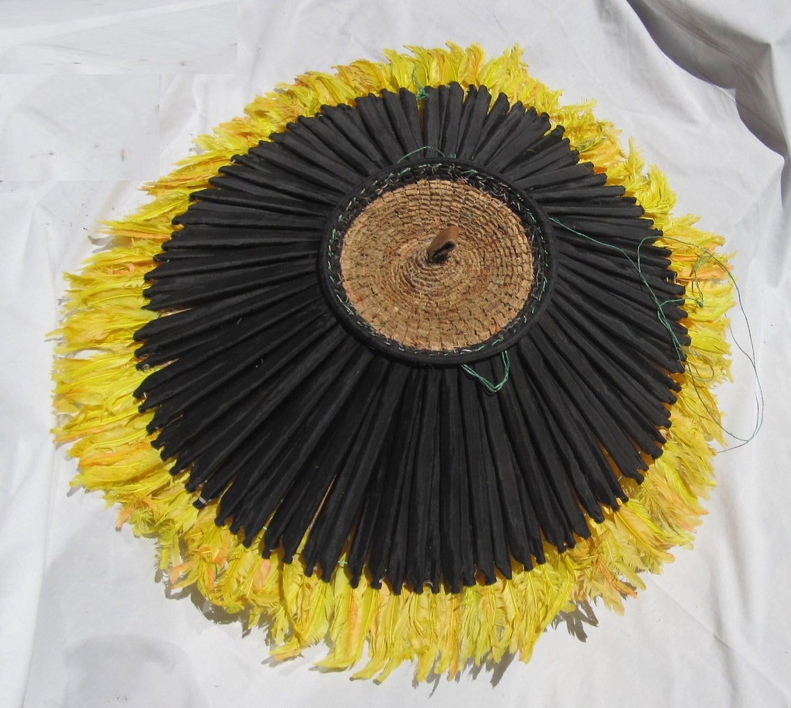 Yellow Juju Hat - Etsy