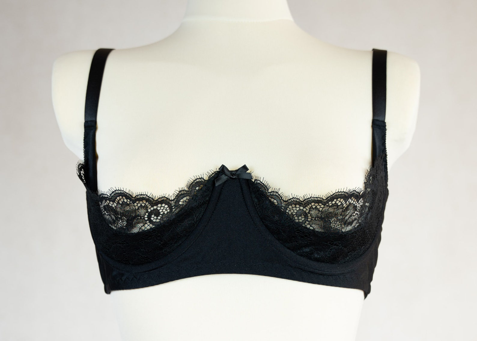 Shelf Bra Lucy Quarter Cup Bra With More Color Combinations Etsy Hot Sex Picture