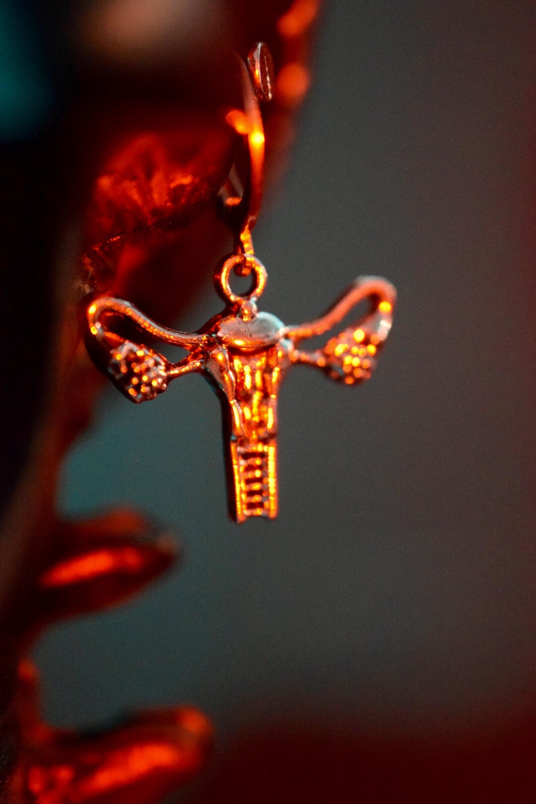 OVA My Dead Body – Anatomically Accurate Uterus/ovary/cervix Charm ...