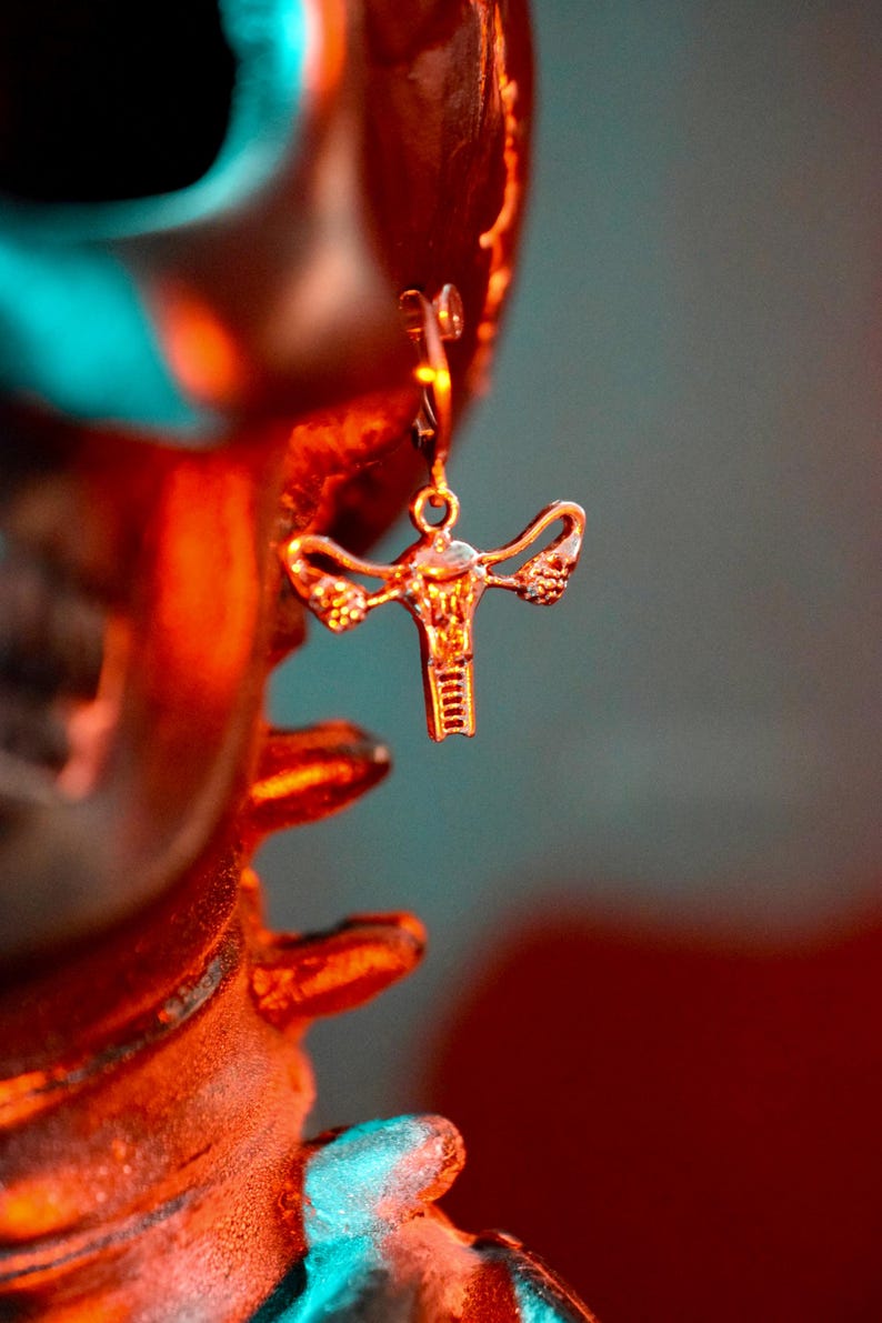 OVA My Dead Body – Anatomically Accurate Uterus/ovary/cervix Charm ...