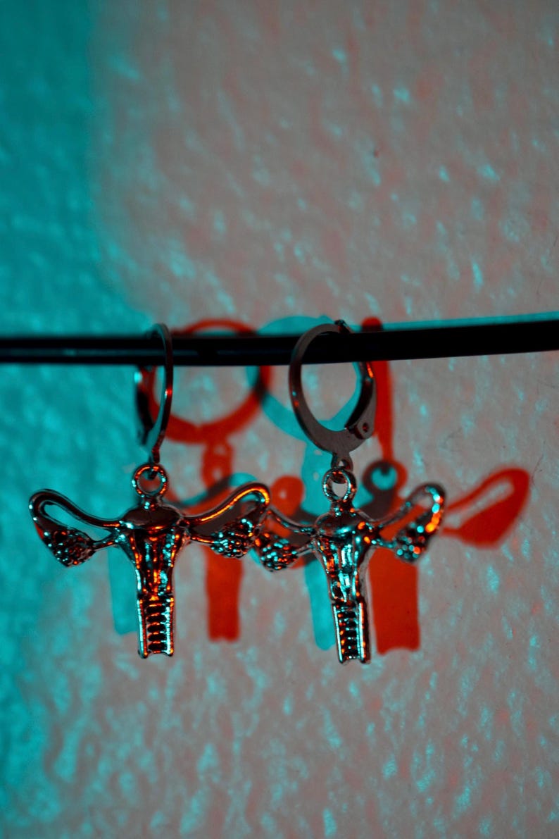 OVA My Dead Body – Anatomically Accurate Uterus/ovary/cervix Charm ...