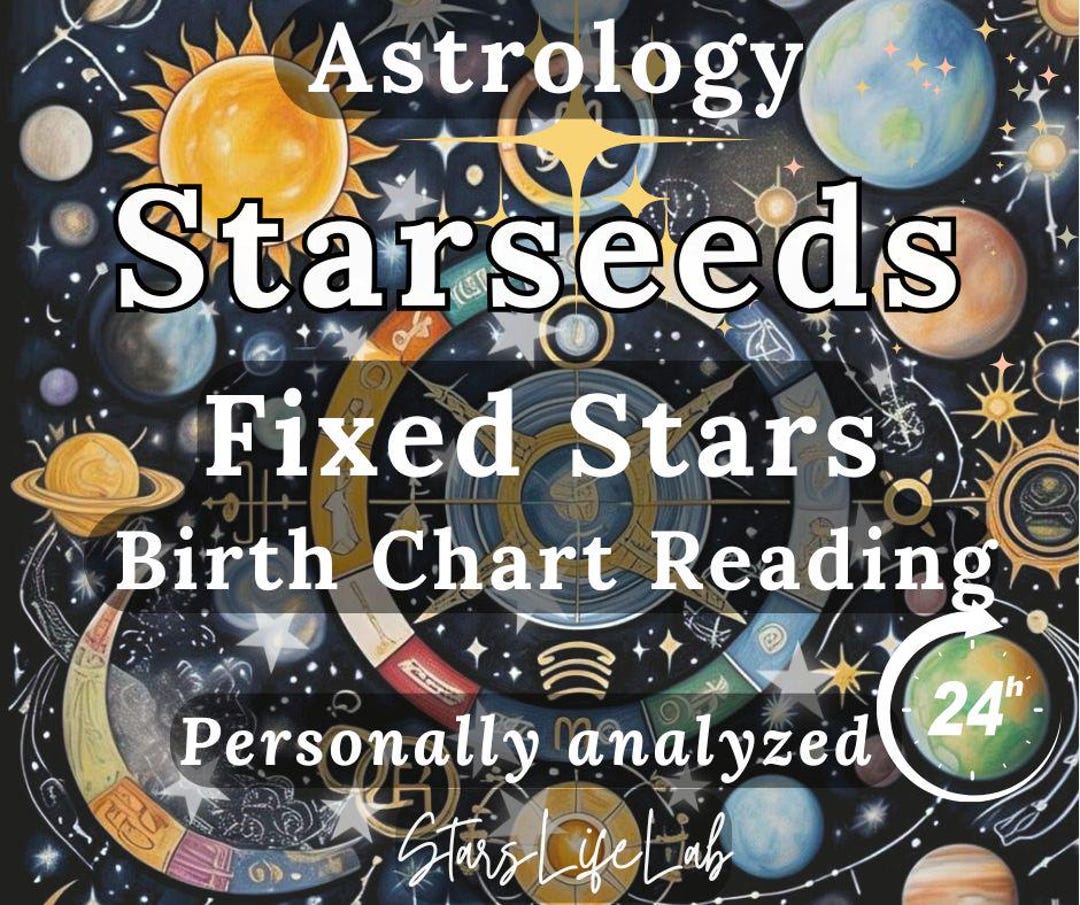 Astrology: Detailed Personalized Starseeds Birth Chart Report, Fixed ...