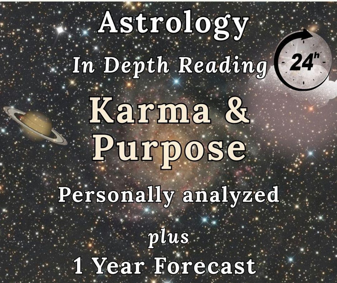 Personalized Birth Chart Reading: Karma, Purpose & 1-year Forecast ...