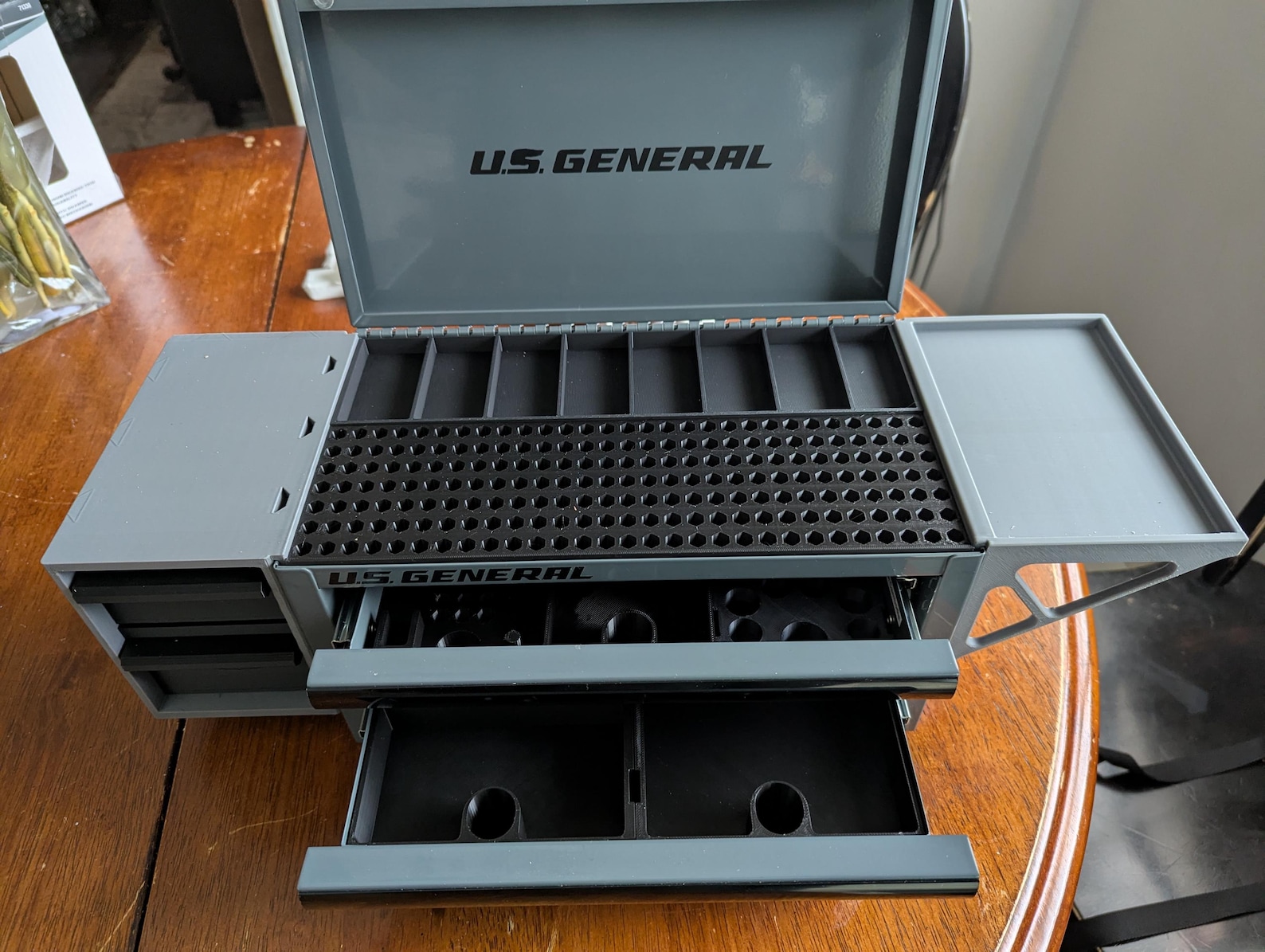 Side Cabinet and Shelf Made to Fit US GENERAL Mini Tool Box - Etsy