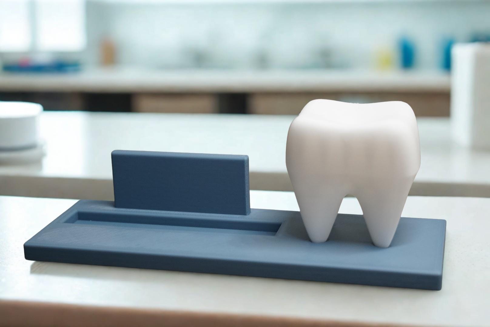 Tooth Business Card Holder: Dentist Office Desk Organizer - Etsy