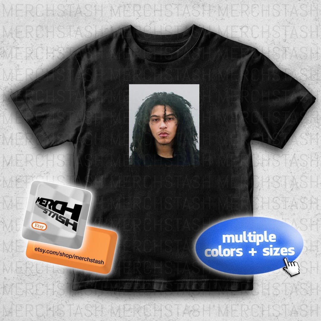 Jaydes Mugshot T-shirt Tee Merch | Y2K Merch Opium Praiseche Cheromani ...