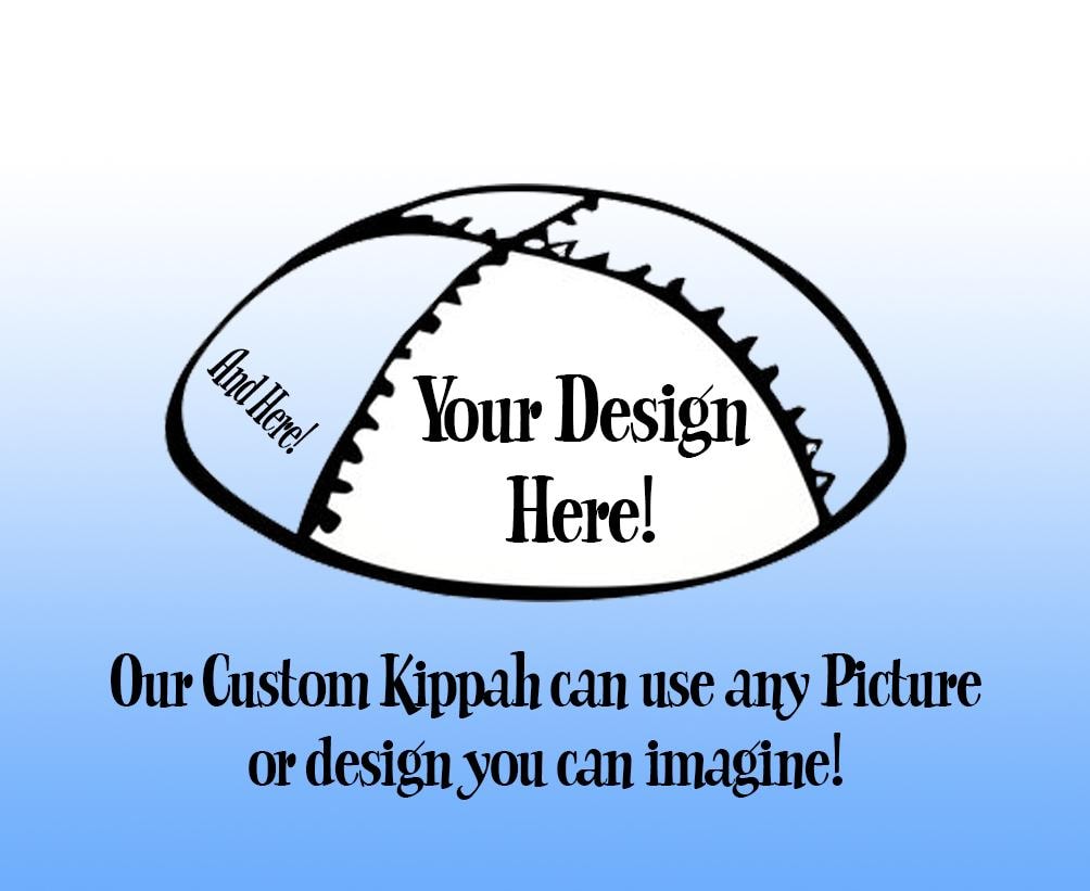 YOUR DESIGN - Custom Kippah / Yarmulke - HANDMADE - Etsy