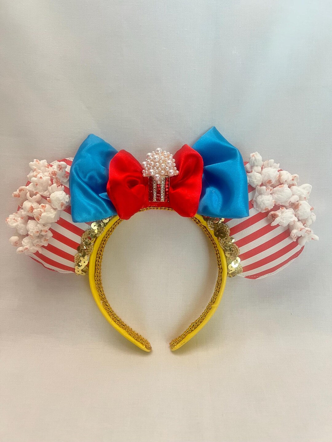 Popcorn Circus Ears | Inspired Minnie Ears - Etsy