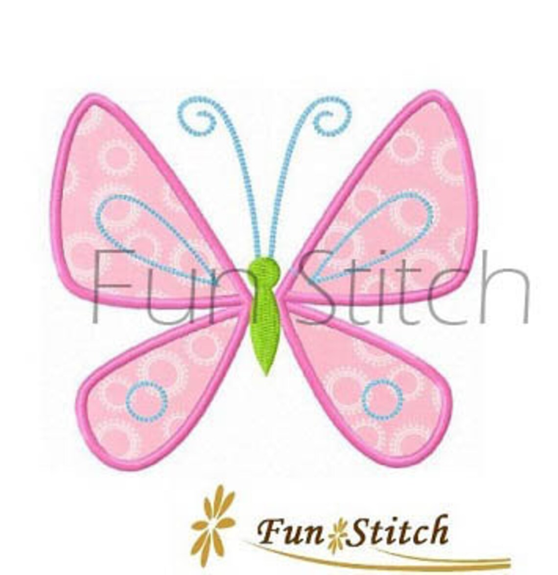 Butterfly Applique Machine Embroidery Design Instant Download - Etsy