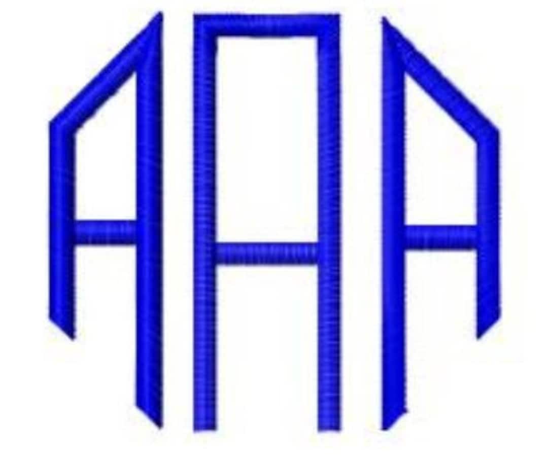 Octagon Font Letters Machine Embroidery Design Instant Download - Etsy