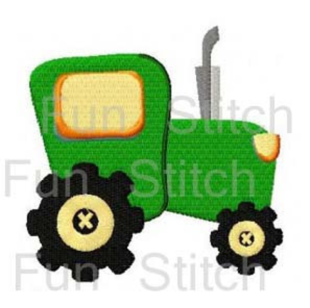 Tractor Machine Embroidery Design Digital Pattern Instant Download - Etsy