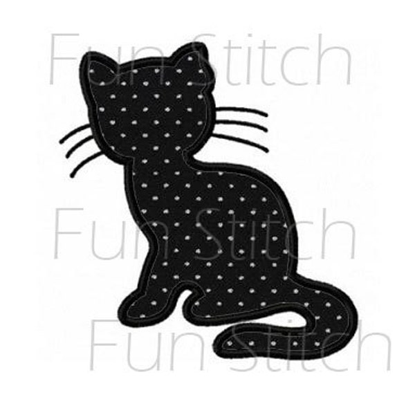 Cat Applique - Etsy