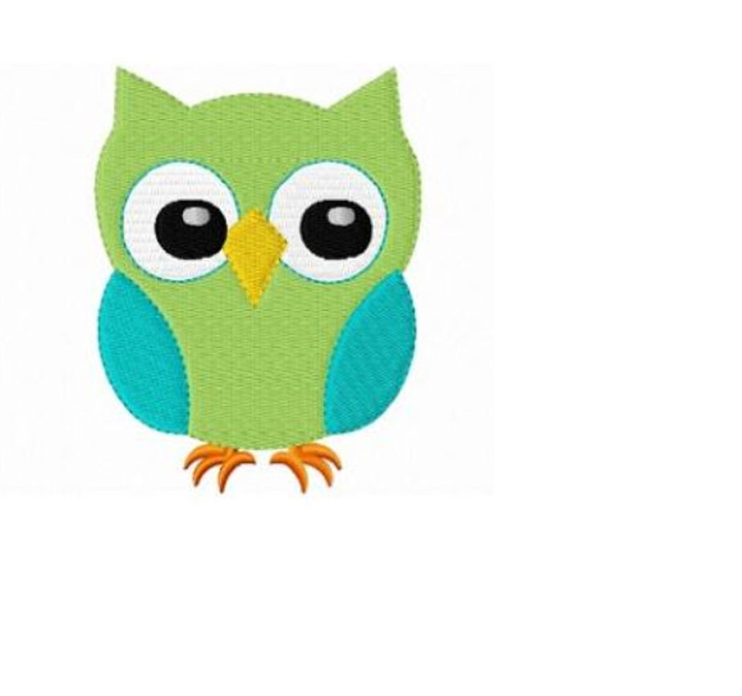 Owl Machine Embroidery Design Instant Download - Etsy