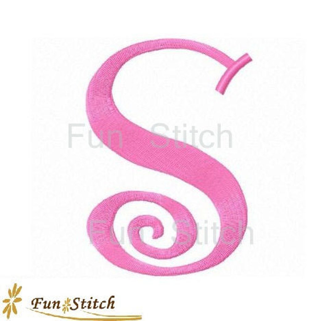 Bogo Font Letters Machine Embroidery Design Instant Download - Etsy