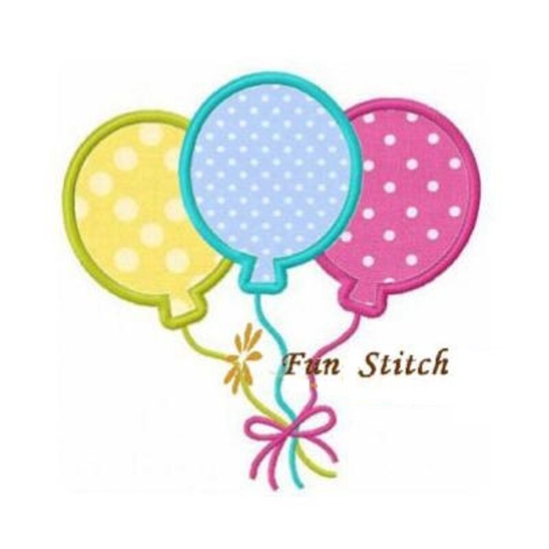 Balloon Applique - Etsy