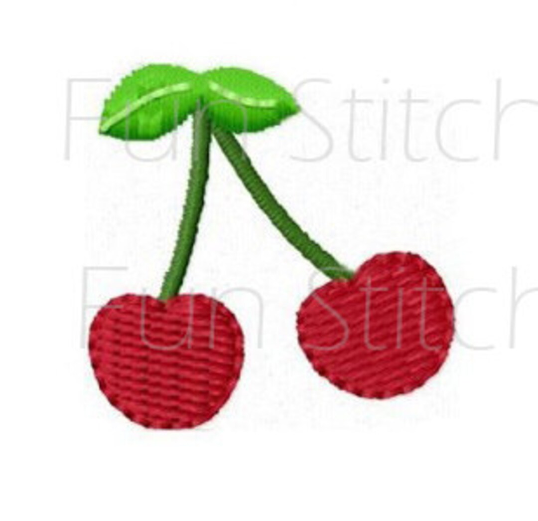 Mini Cherry Machine Embroidery Design Digital Pattern Instant Download ...