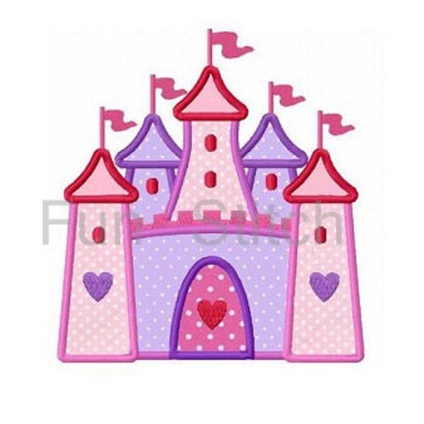 Castle Applique - Etsy