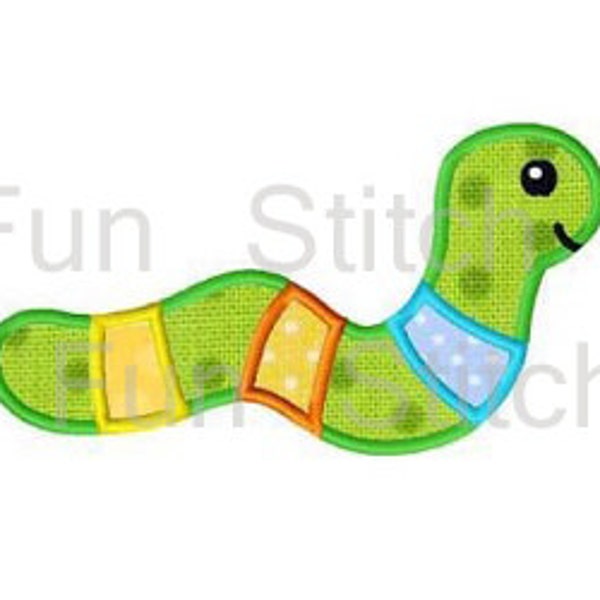 Worm Applique - Etsy