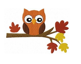 Owl Embroidery Machine Designs Birds Animal Pattern Digital - Etsy