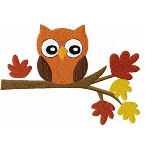 Swirly Owl Machine Embroidery Design Wise Owl Outline - Etsy