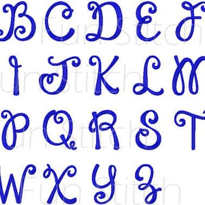 Jojo Font Letters Machine Embroidery Design Digital Patern - Etsy