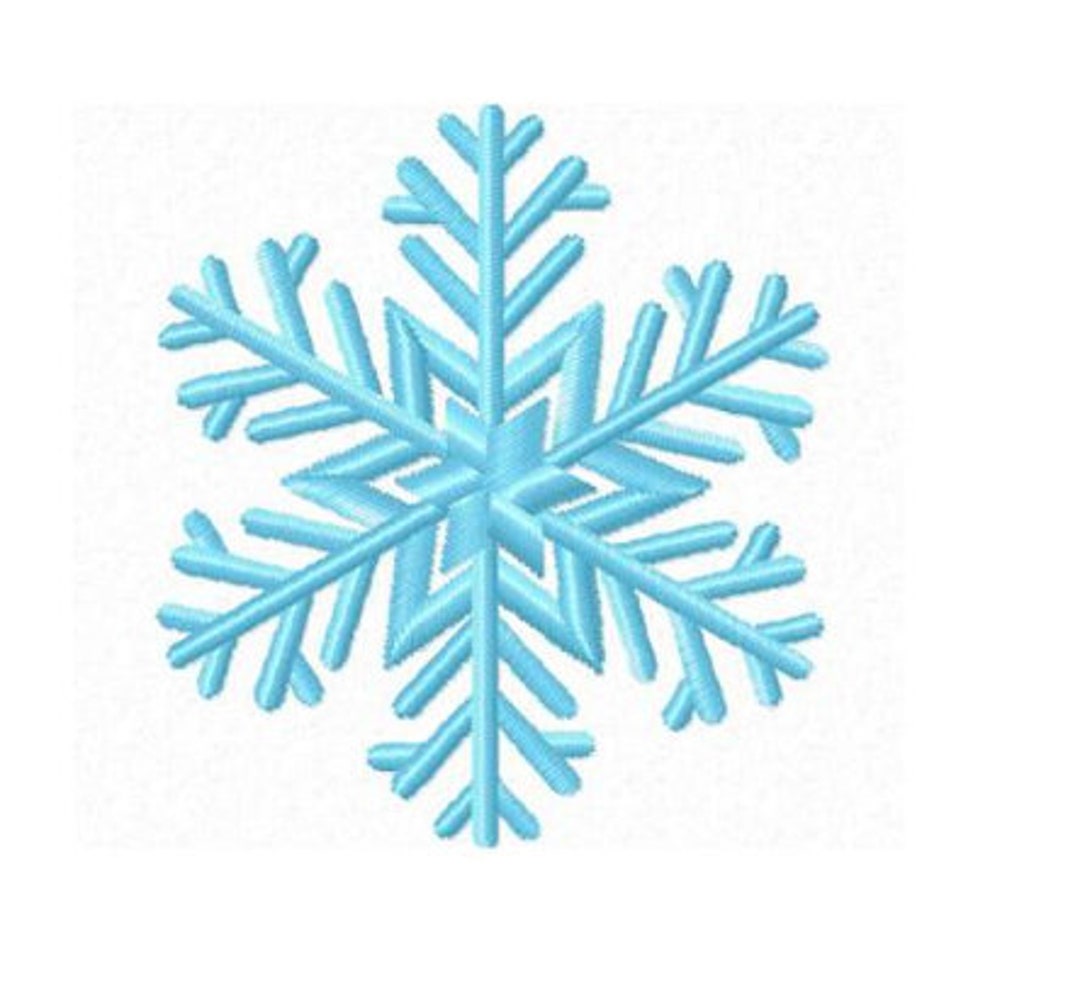 Snowflake Machine Embroidery Design - Etsy