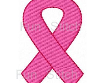 Tough Girls Wear Pink Breast Cancer Awareness Ribbon Machine Embroidery ...