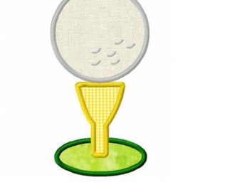 Golf Ball Applique Machine Embroidery Design, Machine Embroidery Golf ...