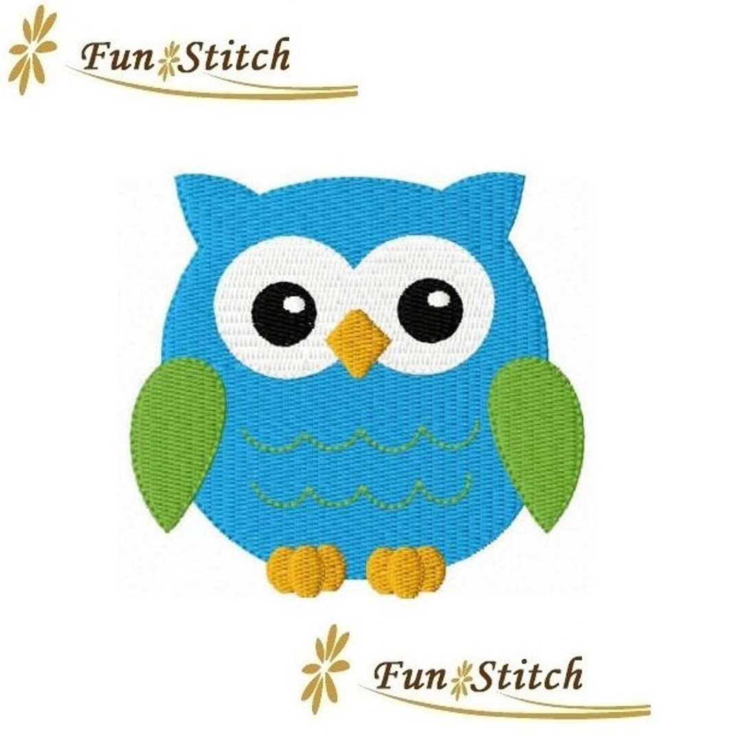 Owl Machine Embroidery Design Instant Download - Etsy