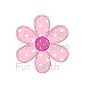 Daisy Flowers Applique Machine Embroidery Digital Design Spring ...