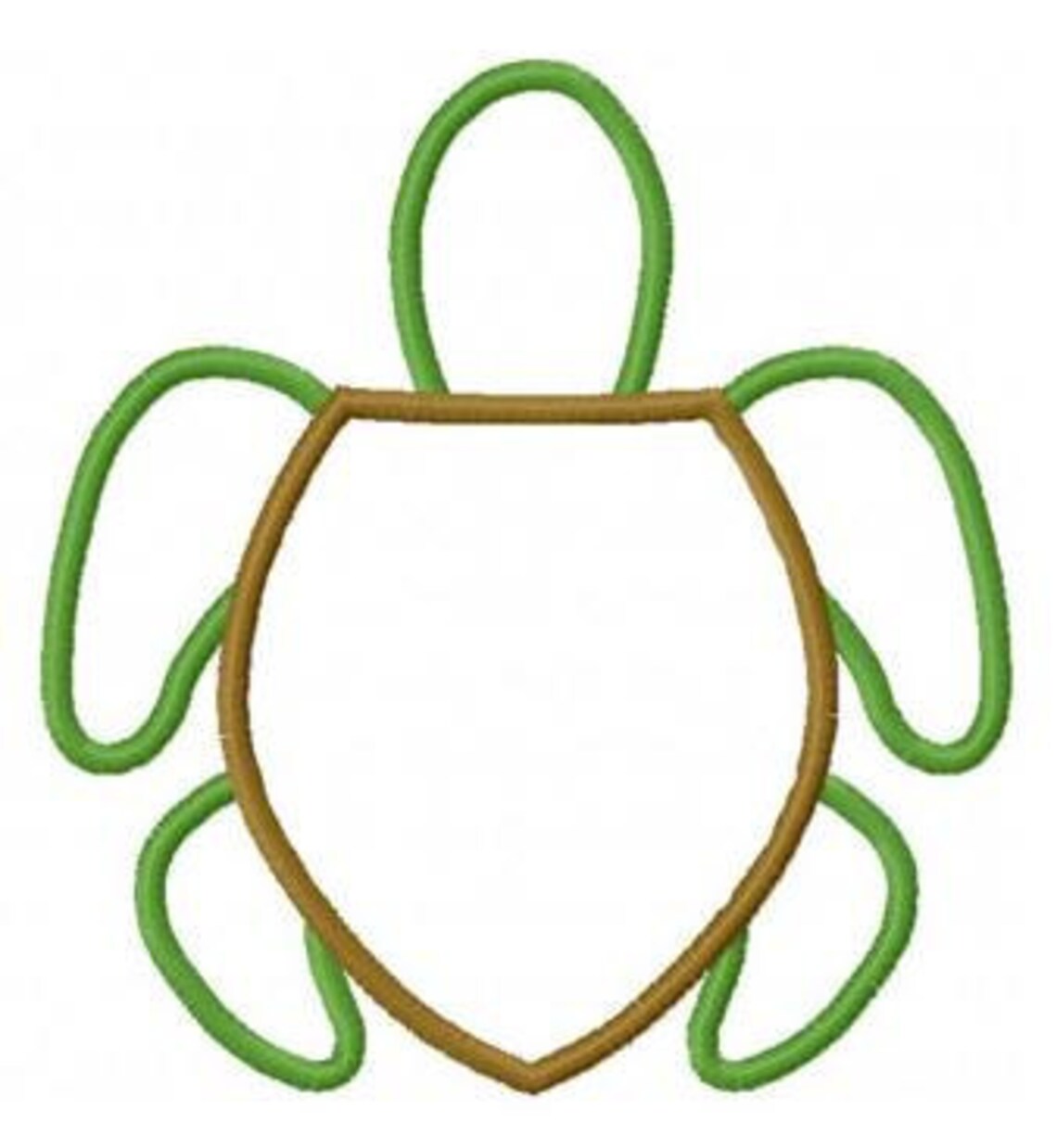 Sea Turtle Applique Machine Embroidery Design - Etsy