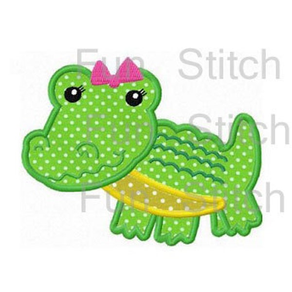 Alligator Applique - Etsy