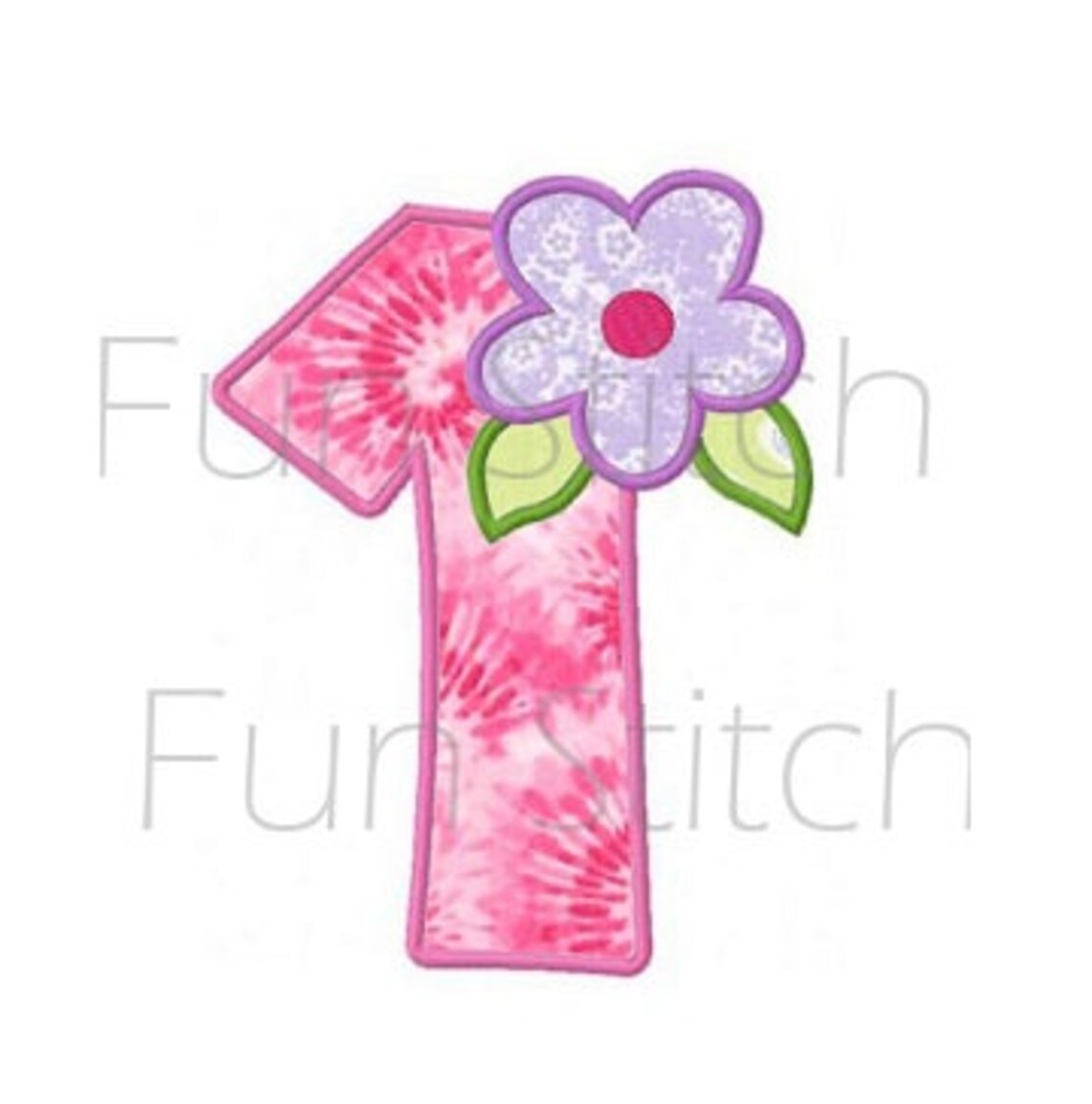 Flower Applique Number 1 Machine Embroidery Design - Etsy Sweden