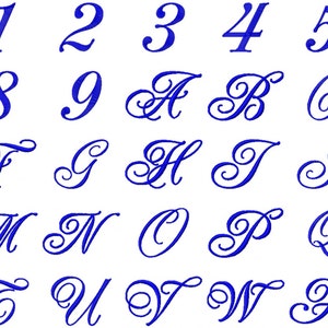 Ma Font Letters Machine Embroidery Design Instant Download - Etsy