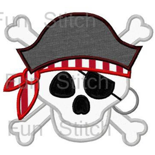 A Pirate's Life for Me Machine Embroidery Design Skull - Etsy