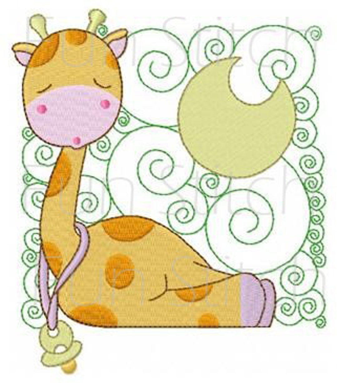 Set of 12 Sleeping Animals Machine Embroidery Designs Digital Pattern ...