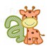 26 Giraffe Font Letters Machine Embroidery Design - Etsy