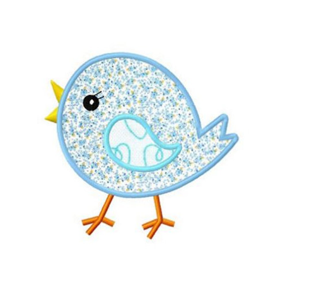 Cute Baby Bird Applique Machine Embroidery Design - Etsy